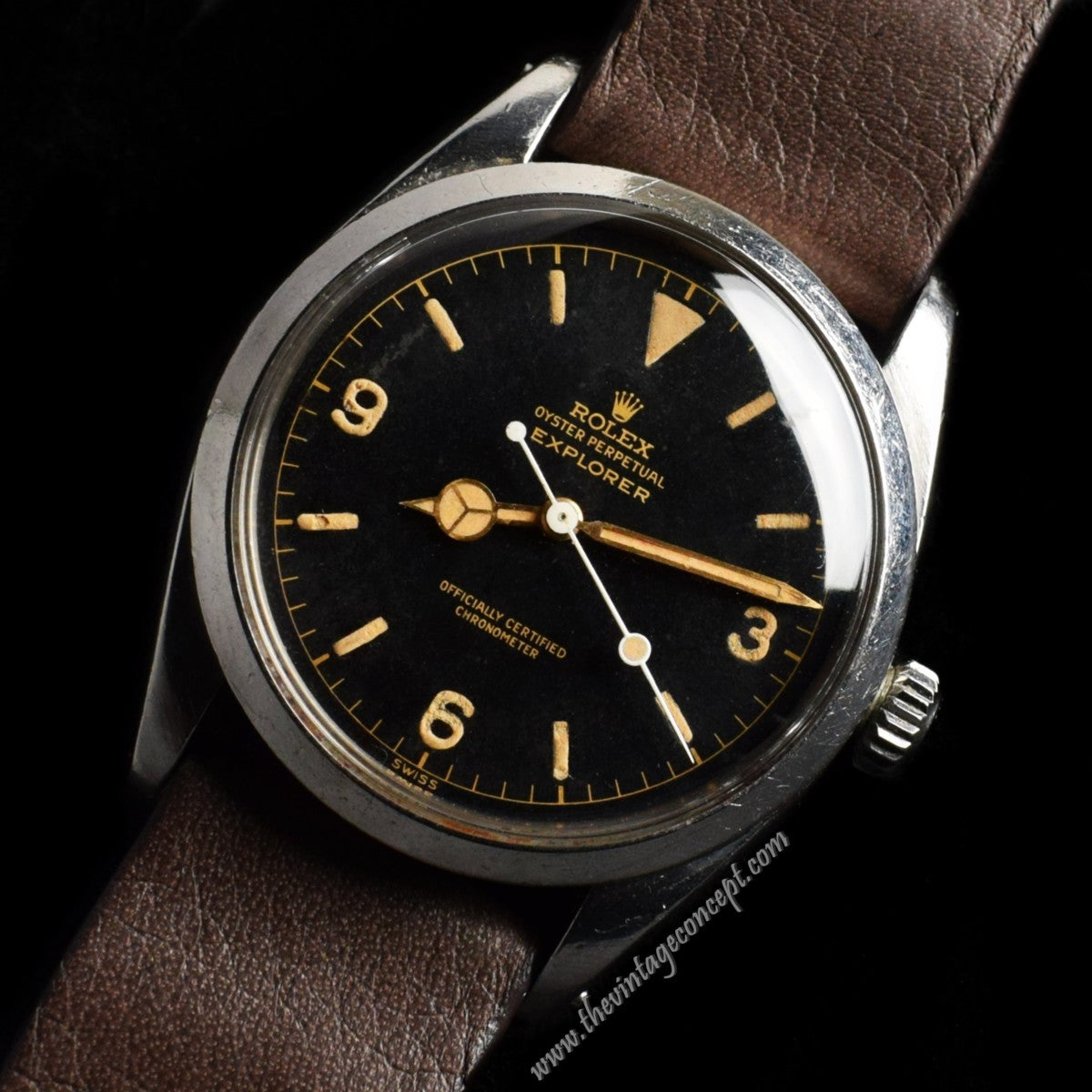Rolex Explorer Gilt Dial 6610 (SOLD) – The Vintage Concept