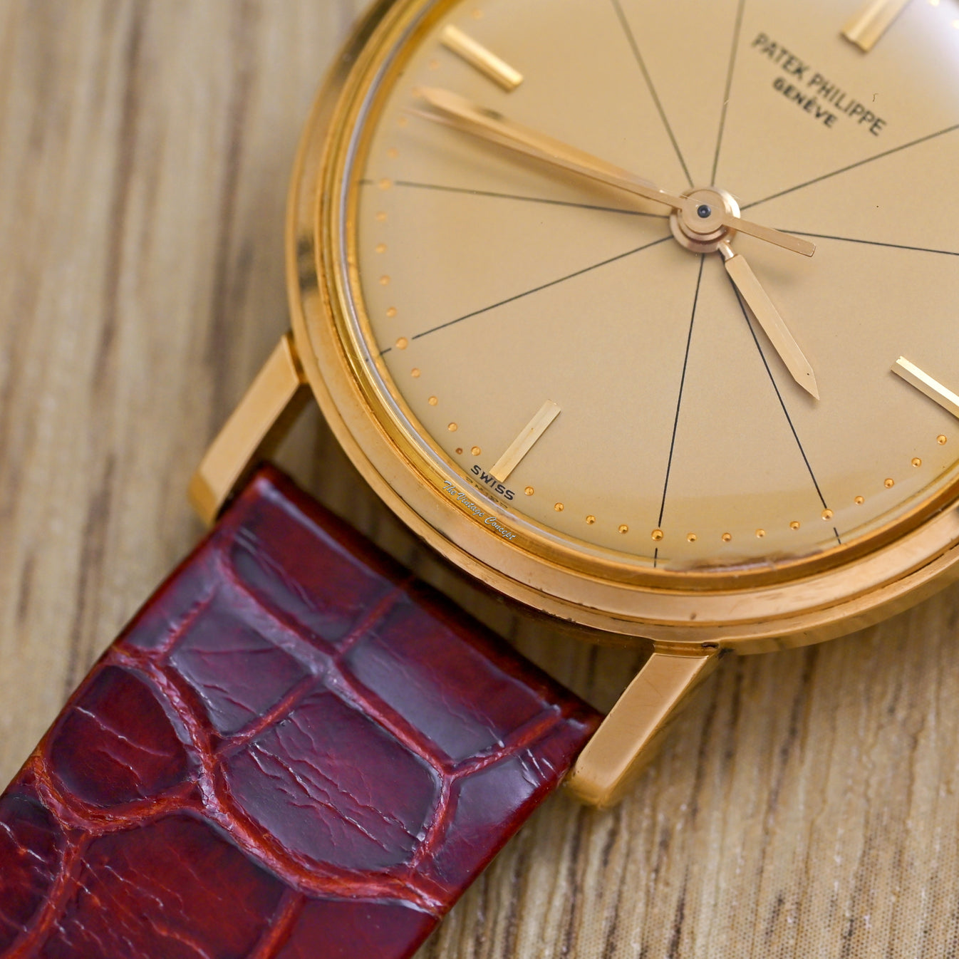 Patek Philippe 18K Yellow Gold Calatrava Manual Wind 3423 – The Vintage ...