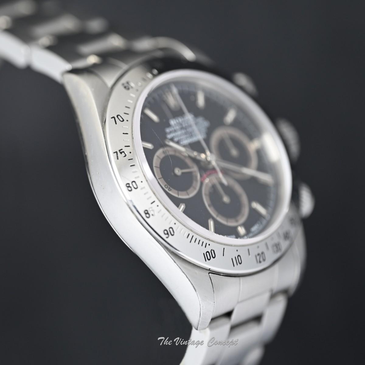 Rolex Daytona Black Patrizzi Dial 16520 – The Vintage Concept